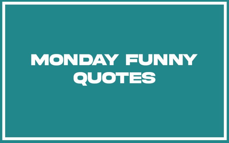 151 Best Monday Funny Quotes (with Commentary) - Burning For Success