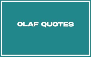 151 Best Olaf Quotes (with Commentary) - Burning For Success