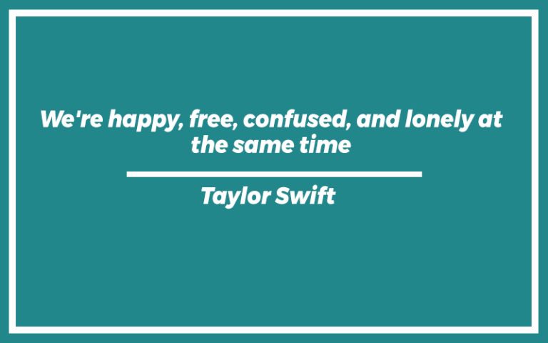 151 Best Taylor Swift Song Lyrics Quotes (with Commentary) - Burning ...