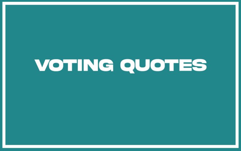 151 Best Voting Quotes (with Commentary) - Burning For Success