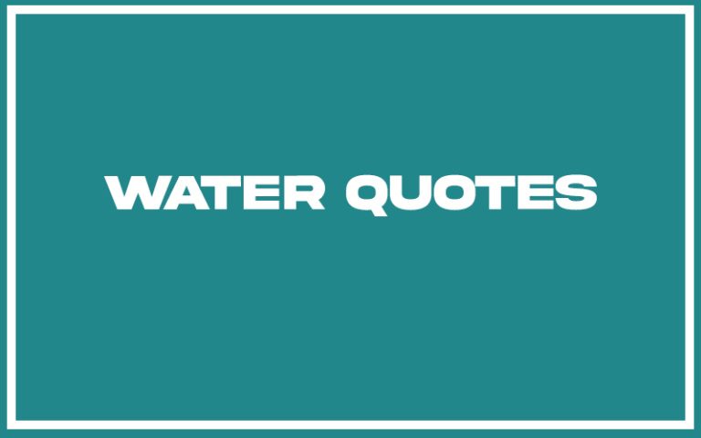151 Best Water Quotes (with Commentary) - Burning For Success