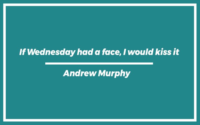 151 Best Funny Wednesday Quotes (with Commentary) - Burning For Success