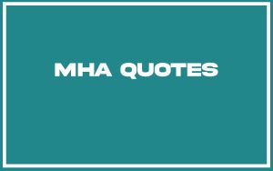 151 Best MHA Quotes (with Commentary) - Burning For Success