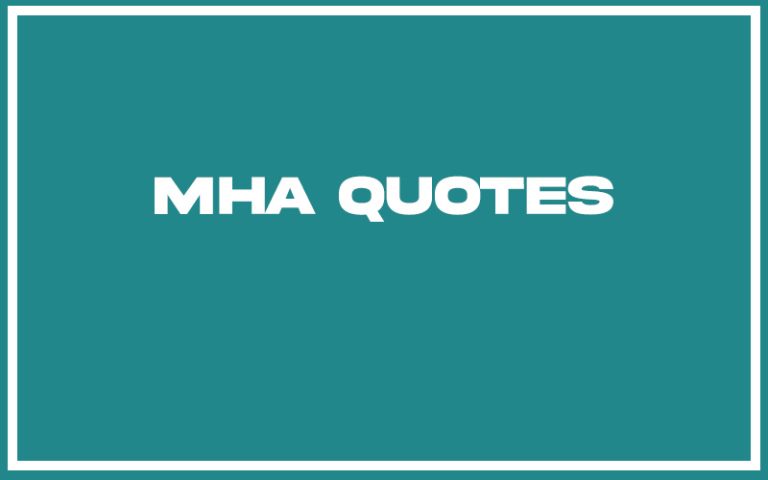151 Best MHA Quotes (with Commentary) - Burning For Success