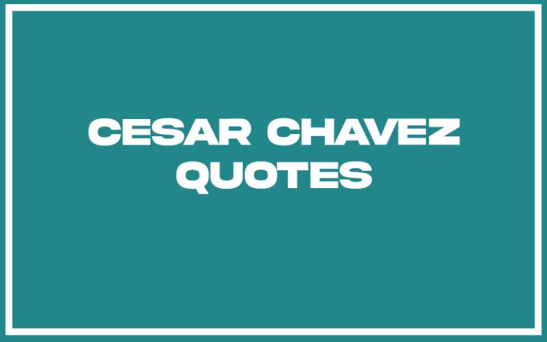 151 Best Cesar Chavez Quotes (with Commentary) - Burning For Success