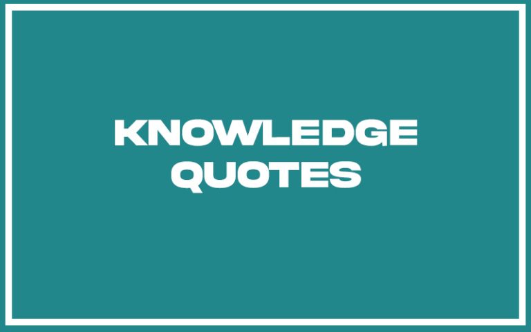151 Best Knowledge Quotes (with Commentary) - Burning For Success