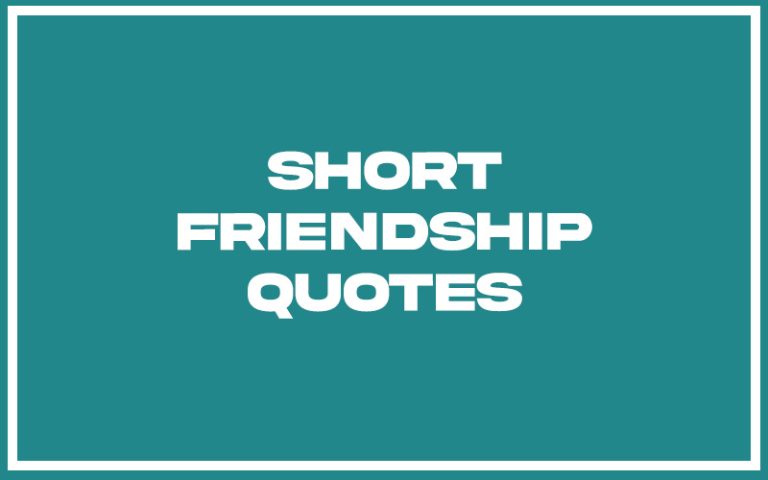 151 Best Short Friendship Quotes (with Commentary) - Burning For Success