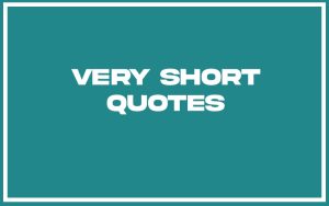 151 Best Very Short Quotes (with Commentary) - Burning For Success