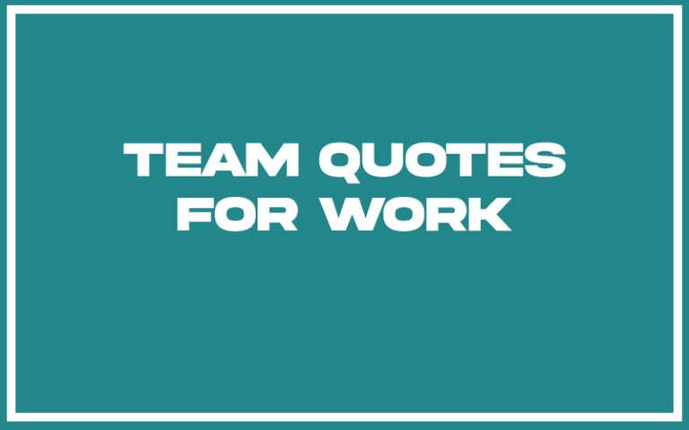 151 Best Team Quotes For Work (with Commentary) - Burning For Success