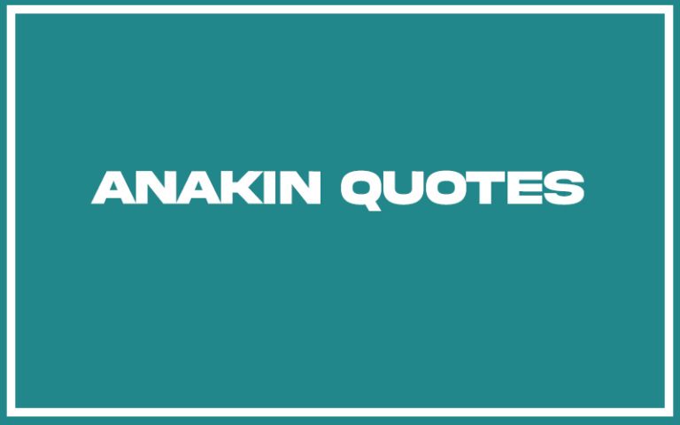 151 Best Anakin Quotes (with Commentary) - Burning For Success