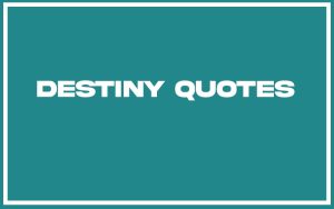 151 Best Destiny Quotes (with Commentary) - Burning For Success