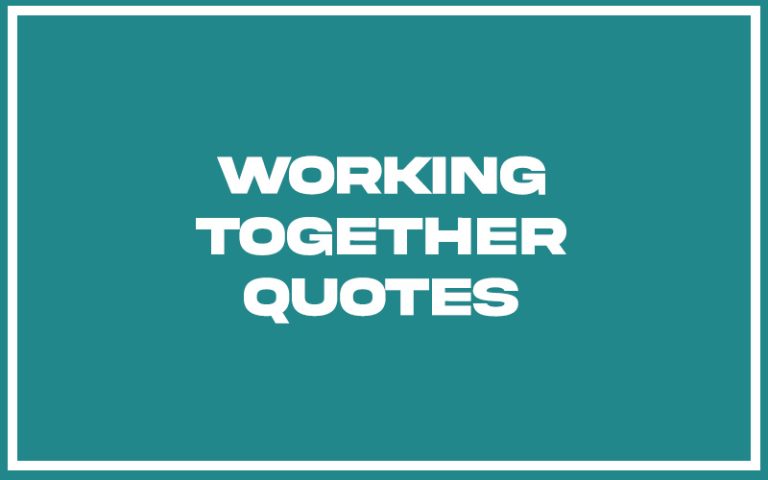 151 Best Working Together Quotes (with Commentary) - Burning For Success